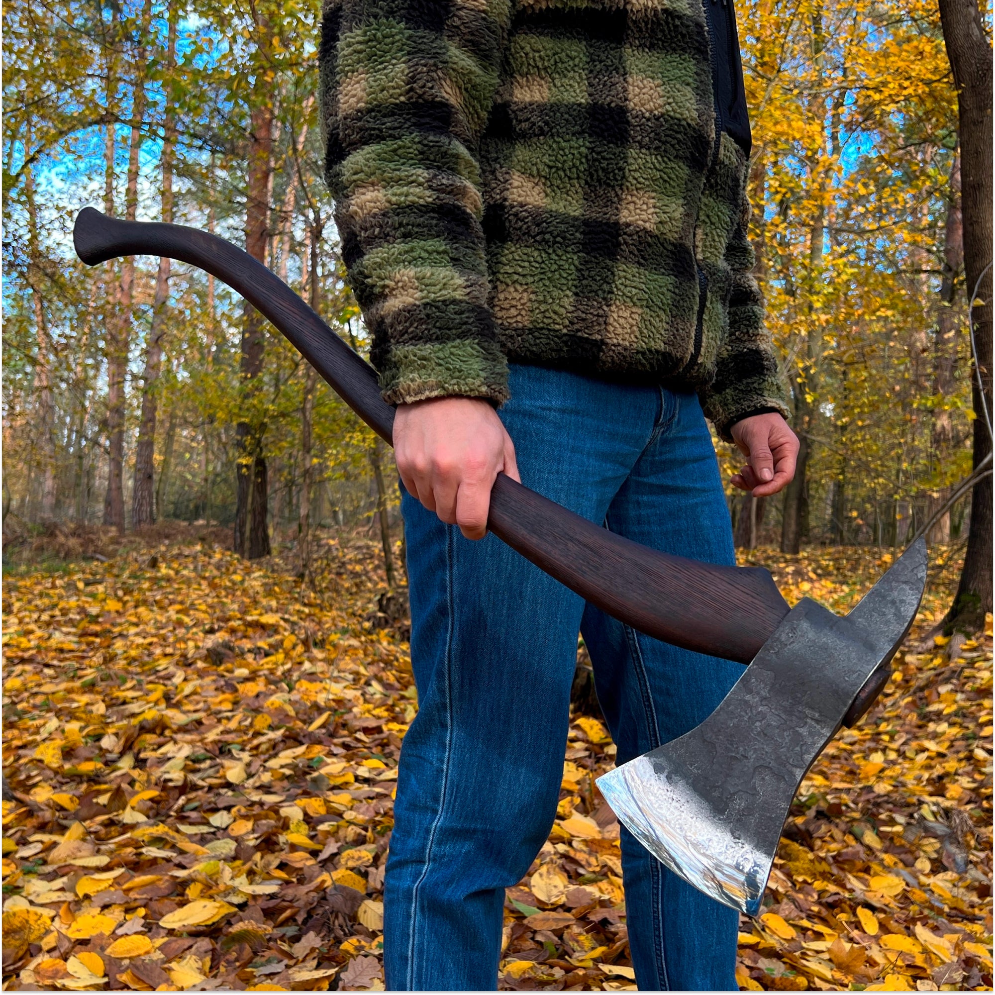 Handforged Large Modern Axe 'Fireman'