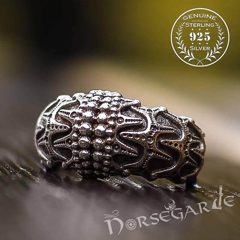 Handcrafted Draupnir Legend Ring - Sterling Silver