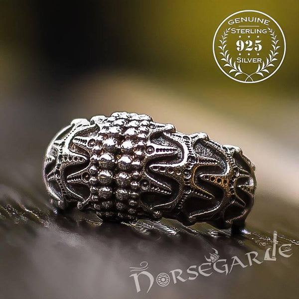 Handcrafted Draupnir Legend Ring - Sterling Silver