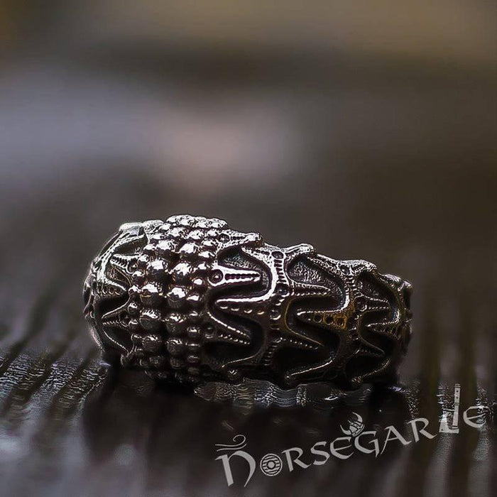 Handcrafted Draupnir Legend Ring - Sterling Silver