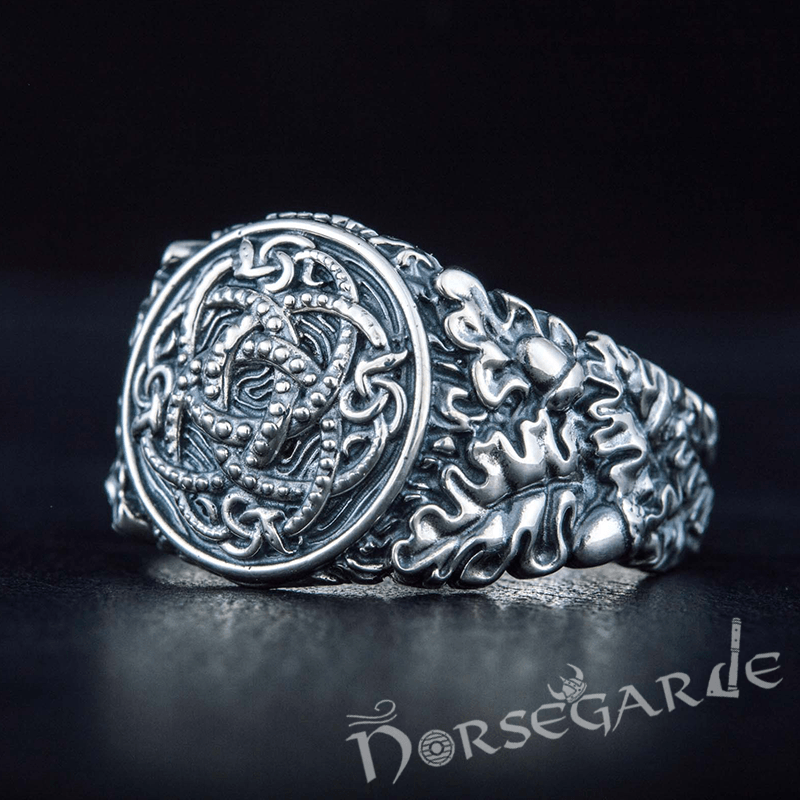 Viking Thor's Hammer Ring - STERLING SILVER Handmade Celtic Signet