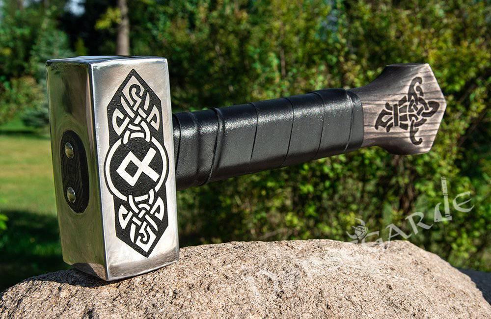 Handforged Nordic Hammer 'Othala' - Viking Smithy Hammers